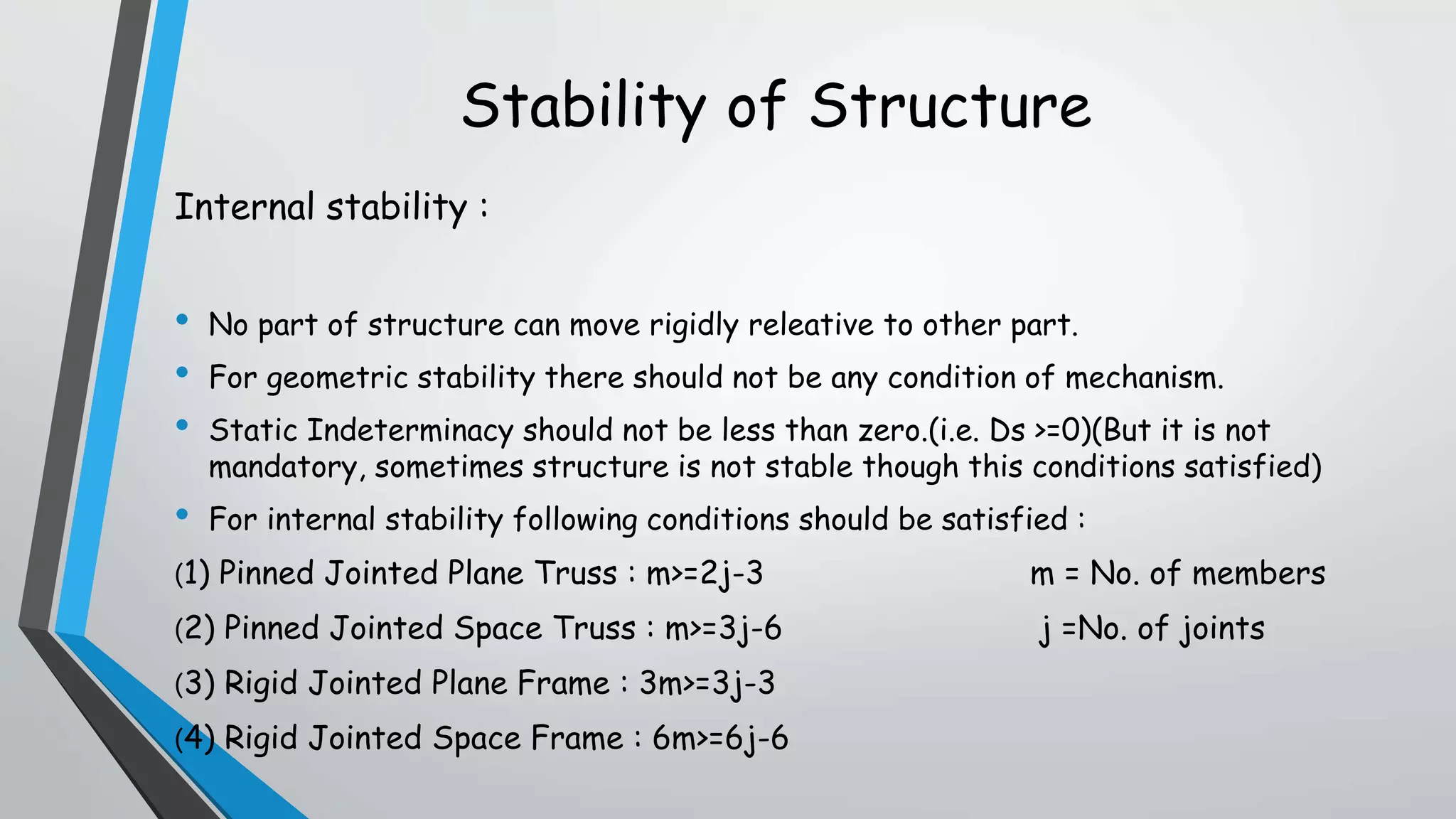 Static and Kinematic Indeterminacy of Structure. | PPTX