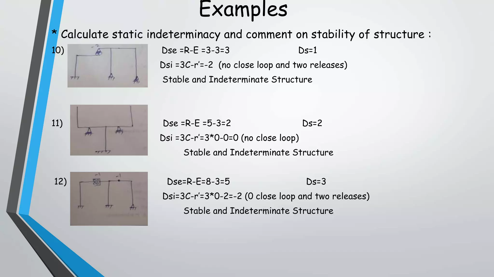 Static and Kinematic Indeterminacy of Structure. | PPTX