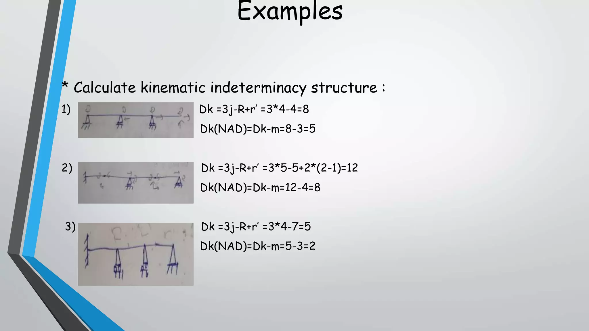 Static and Kinematic Indeterminacy of Structure. | PPTX