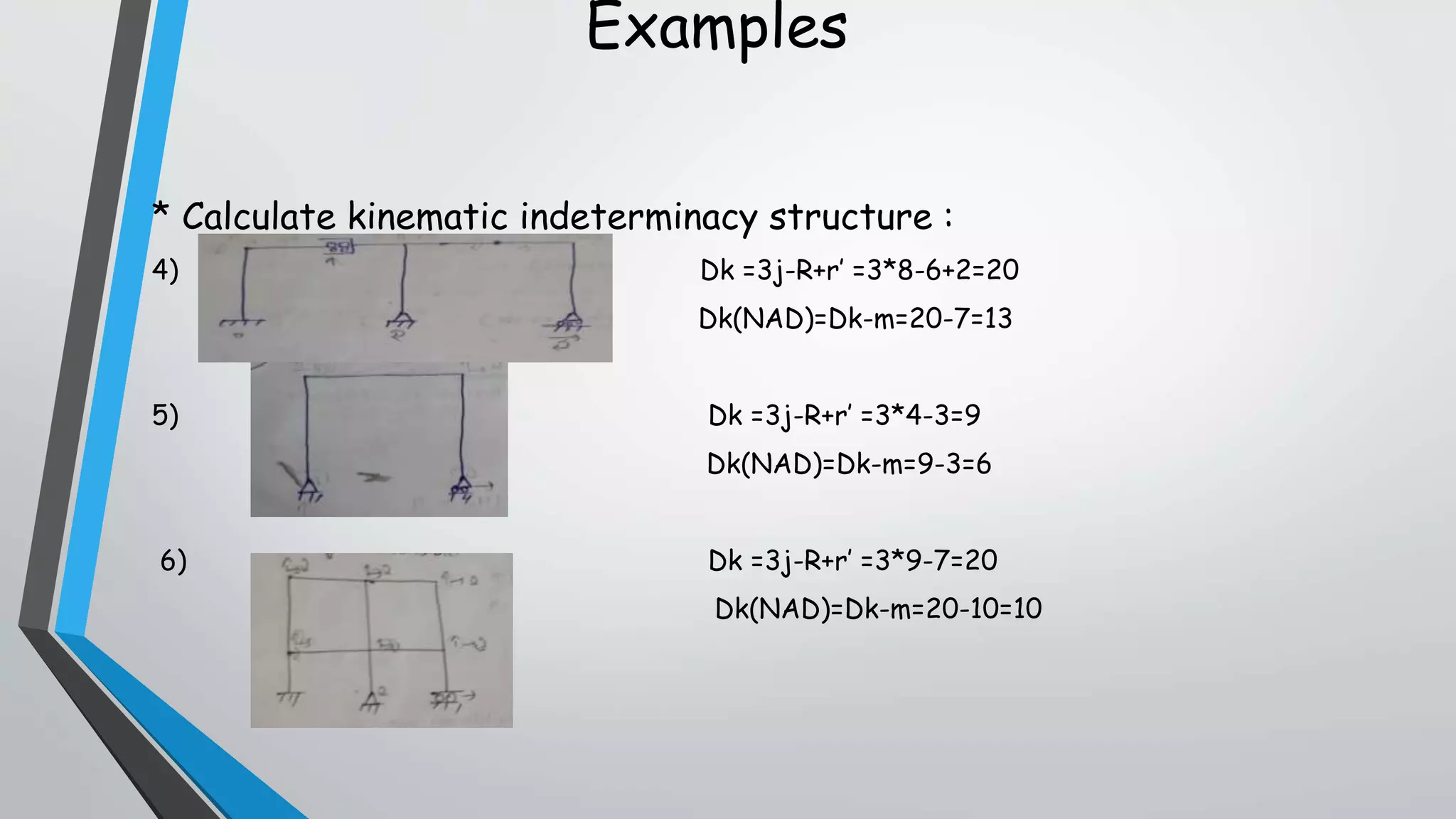 Static and Kinematic Indeterminacy of Structure. | PPTX