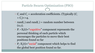 SI and PSO --Machine Learning | PPT