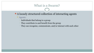 SI and PSO --Machine Learning | PPT