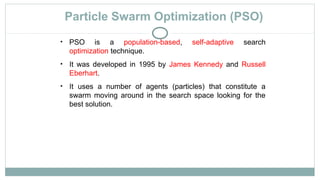 SI and PSO --Machine Learning | PPT