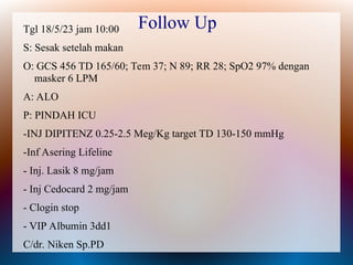 Acute Lung Oedema Case Presentation Medic | PPT