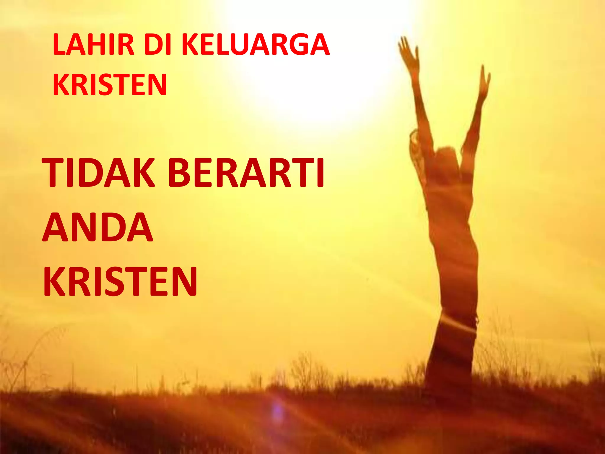 Siapa menabur akan menuai | PPTX