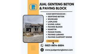 SIAP ANTAR, Menjual Genteng Gelombang Minimalis | PDF