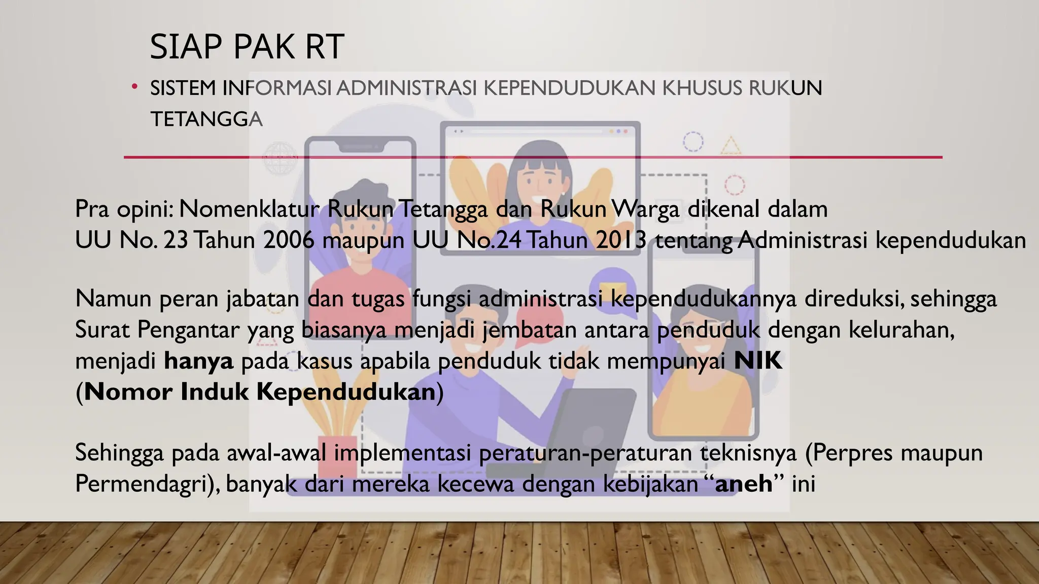 Sistem Informasi Administrasi Pelaporan Pak RT | PPT