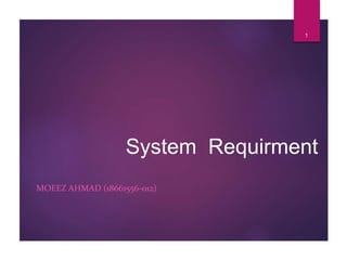Requirement Analysis | PPT