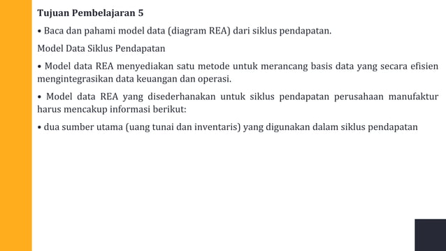 SIA Siklus Pendapatan: Penjualan dan Koleksi Uang Tunai (Romney) | PPTX