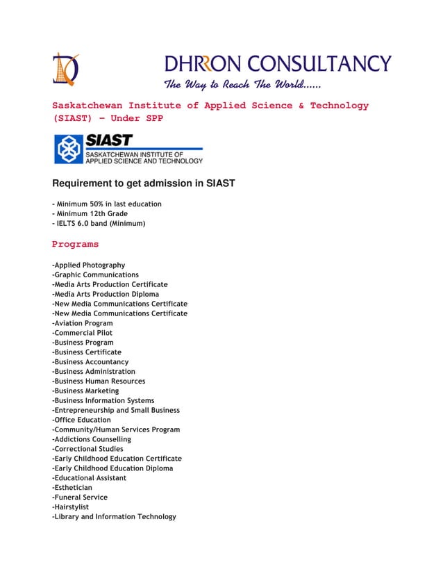 Siast college | PDF