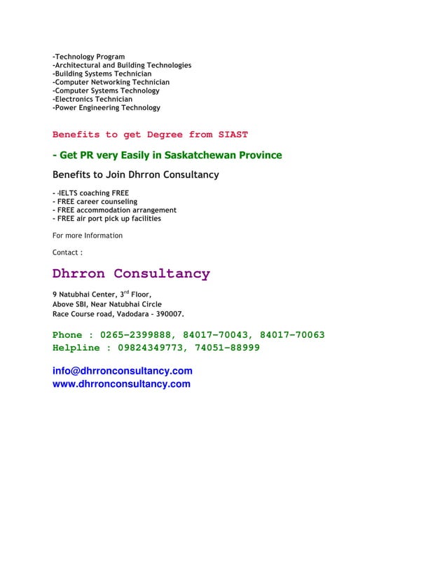 SIAST College Canada | PDF