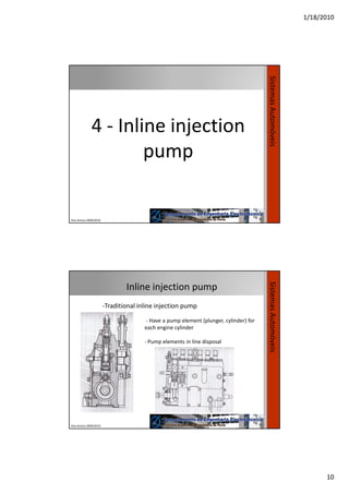 Fuel Injection Systems Diesel | PDF