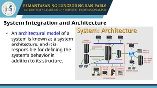 Software Integration and architecture mo | PPT