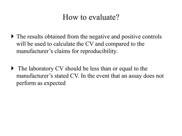 Clinical lab-method validation.ppt | Standardized Testing | Educational ...