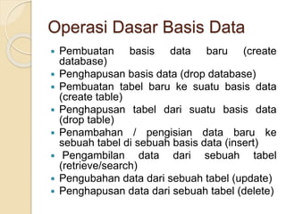 SISTEM BASIS DATA1 | PPTX