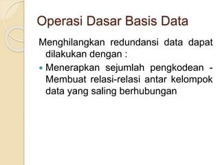 SISTEM BASIS DATA1 | PPTX