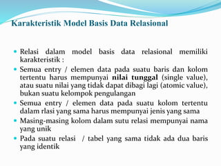 SISTEM BASIS DATA2 | PPT