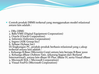 SISTEM BASIS DATA2 | PPT