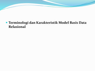 SISTEM BASIS DATA2 | PPT