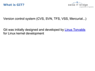 Introduction into GIT | PPT