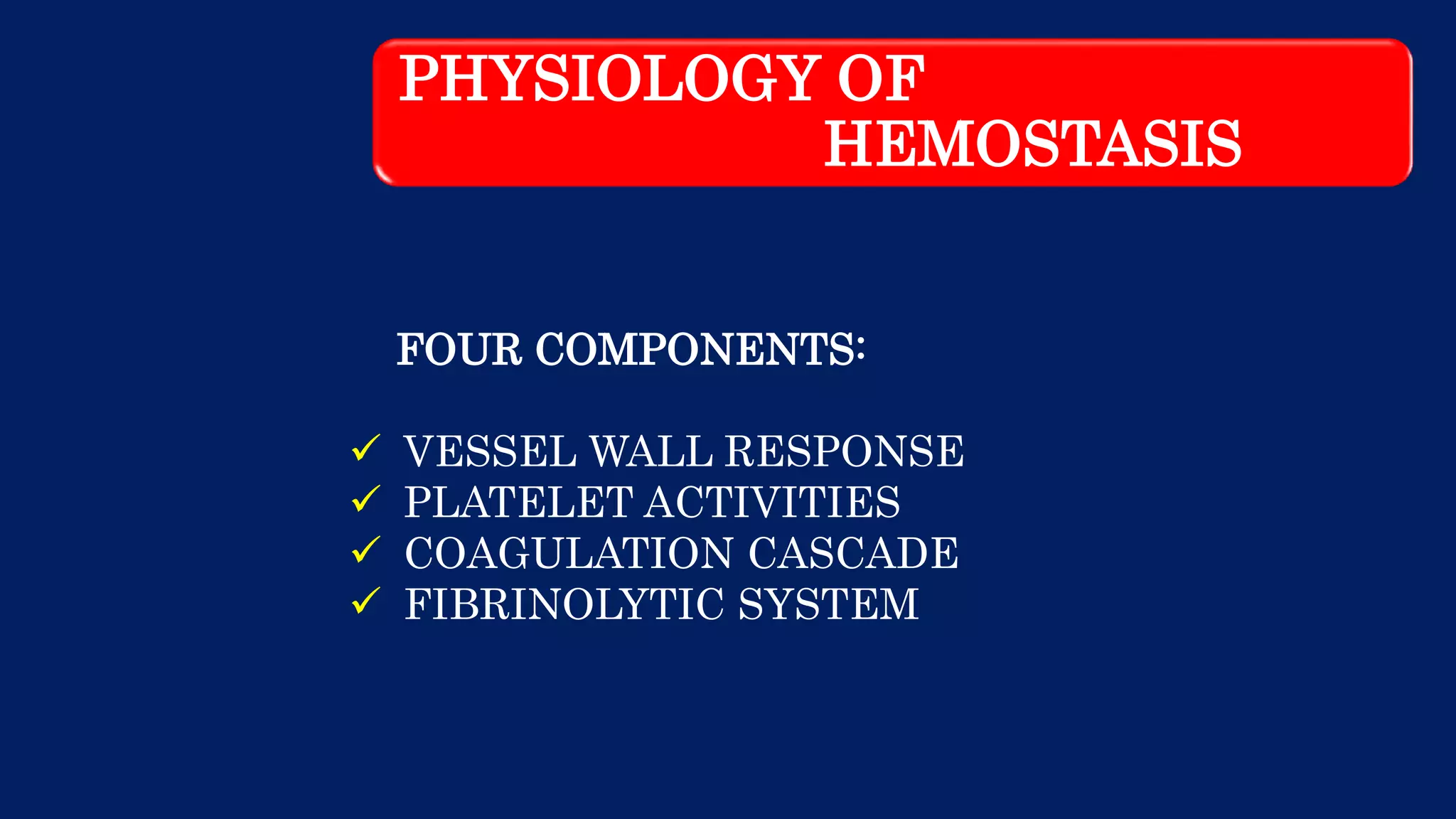 Surgery in Bleeding Diathesis | PPTX