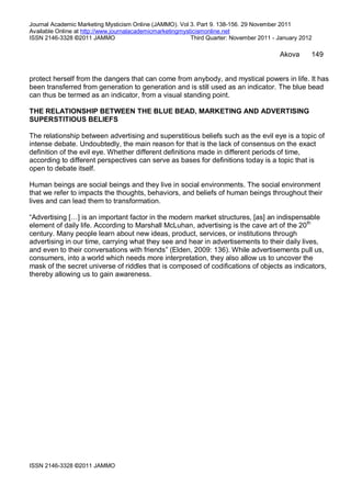 The Relationship Between Superstitions Metaphors and the Discipline of ...