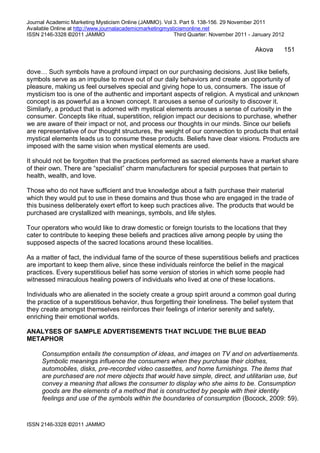 The Relationship Between Superstitions Metaphors and the Discipline of ...