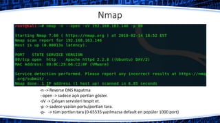 Siber Güvenlik 2. hafta | PPTX