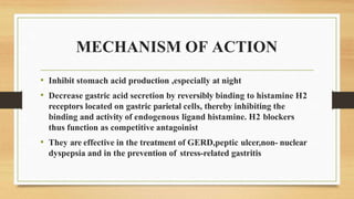 drugs used in GIT disorders. For dpt students | PPTX