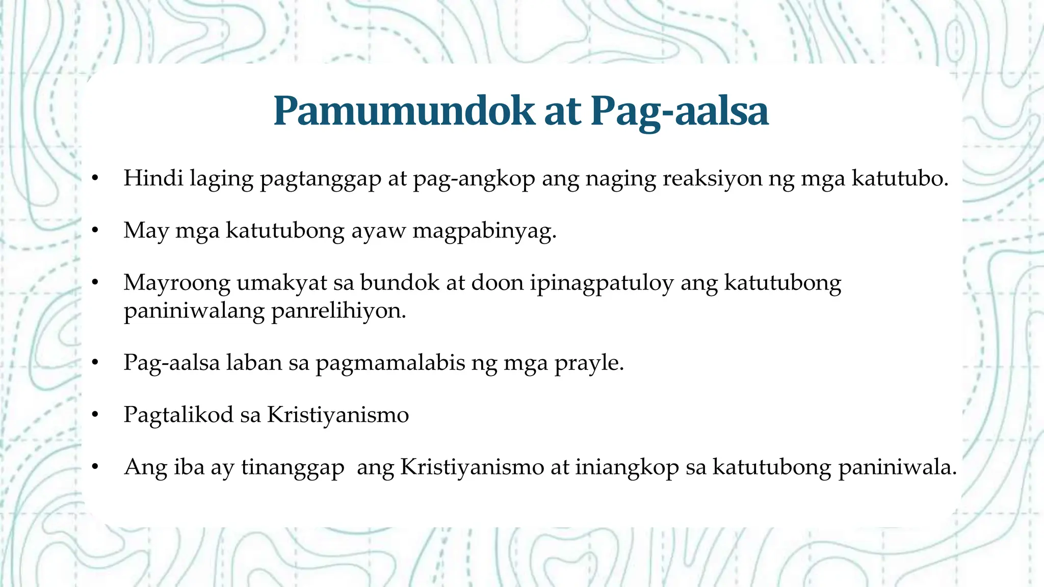 SIBIKA 5 - Tugon ng mga Pilipino sa Pamamahala ng mga Prayle.pptx