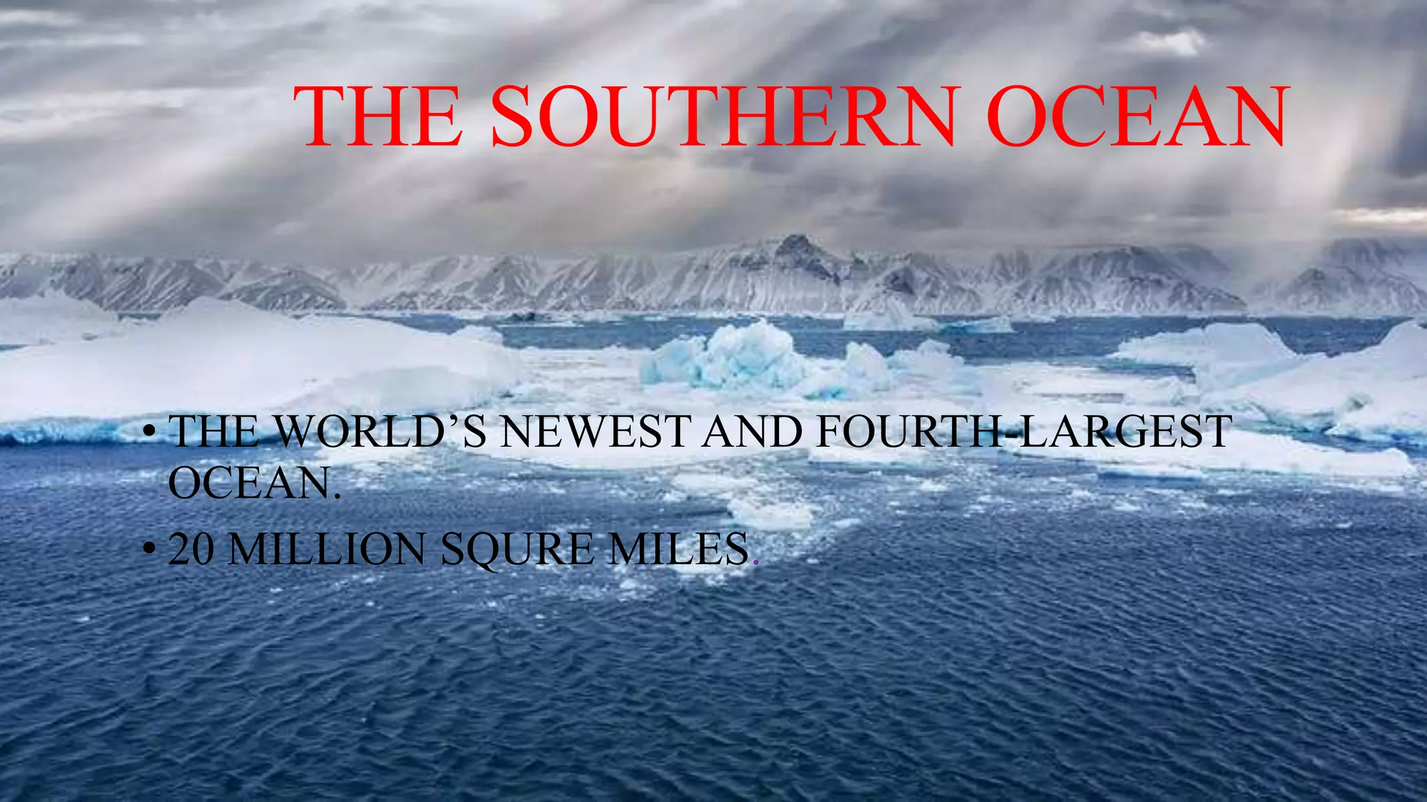 THE OCEANS | PPT