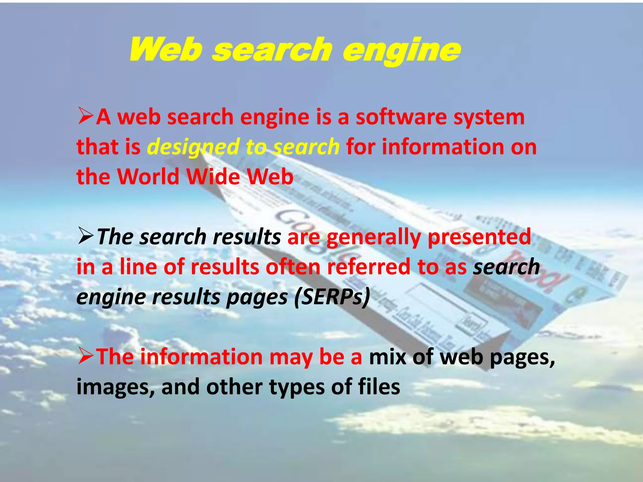 Internet Browser, Email, World Wide Web (WWW), Search Engine | PPTX