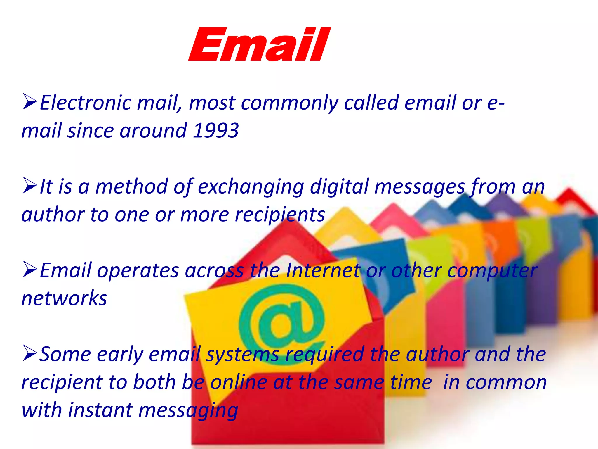 Internet Browser, Email, World Wide Web (WWW), Search Engine | PPTX