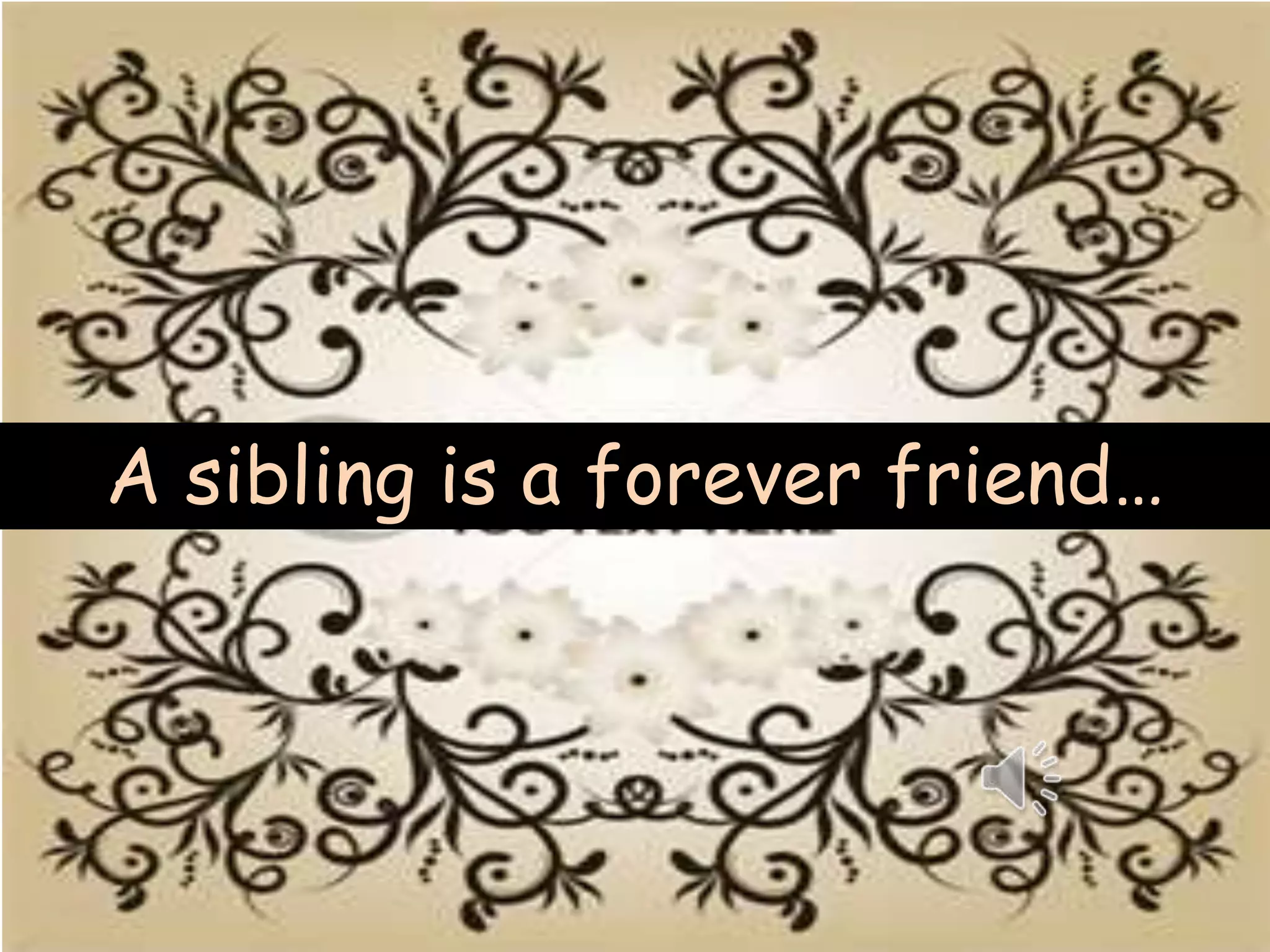 Siblings ppt | PPTX