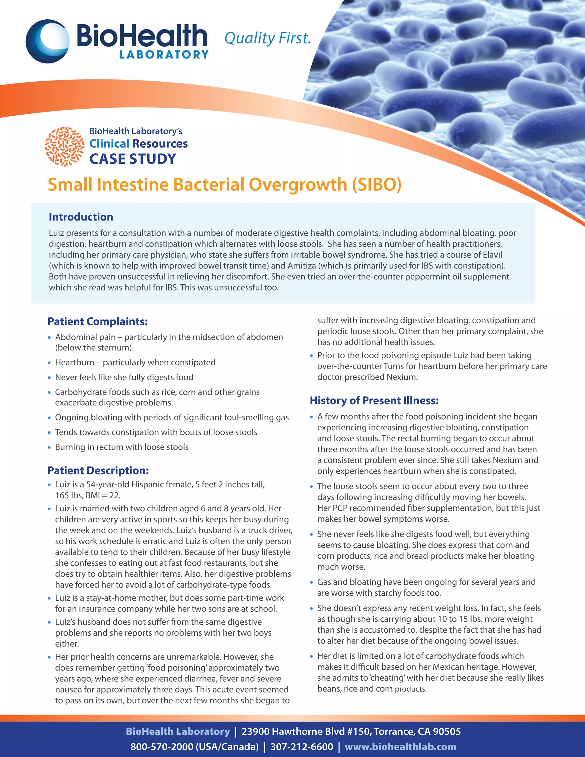 Sibo Case Study | PDF