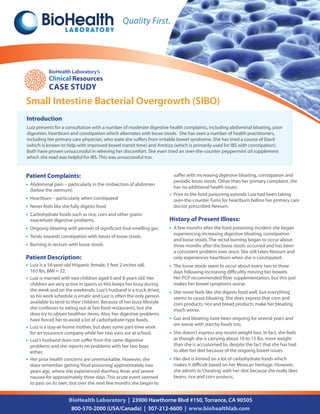 Sibo Case Study | PDF