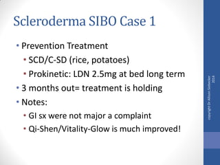 Sibo and scleroderma handout | PDF