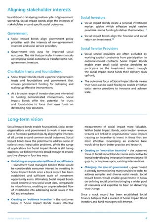 Social Impact Bonds: Rethinking finance for social outcomes | PDF