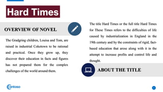 Hard Times by Charles Dickens. | PPTX