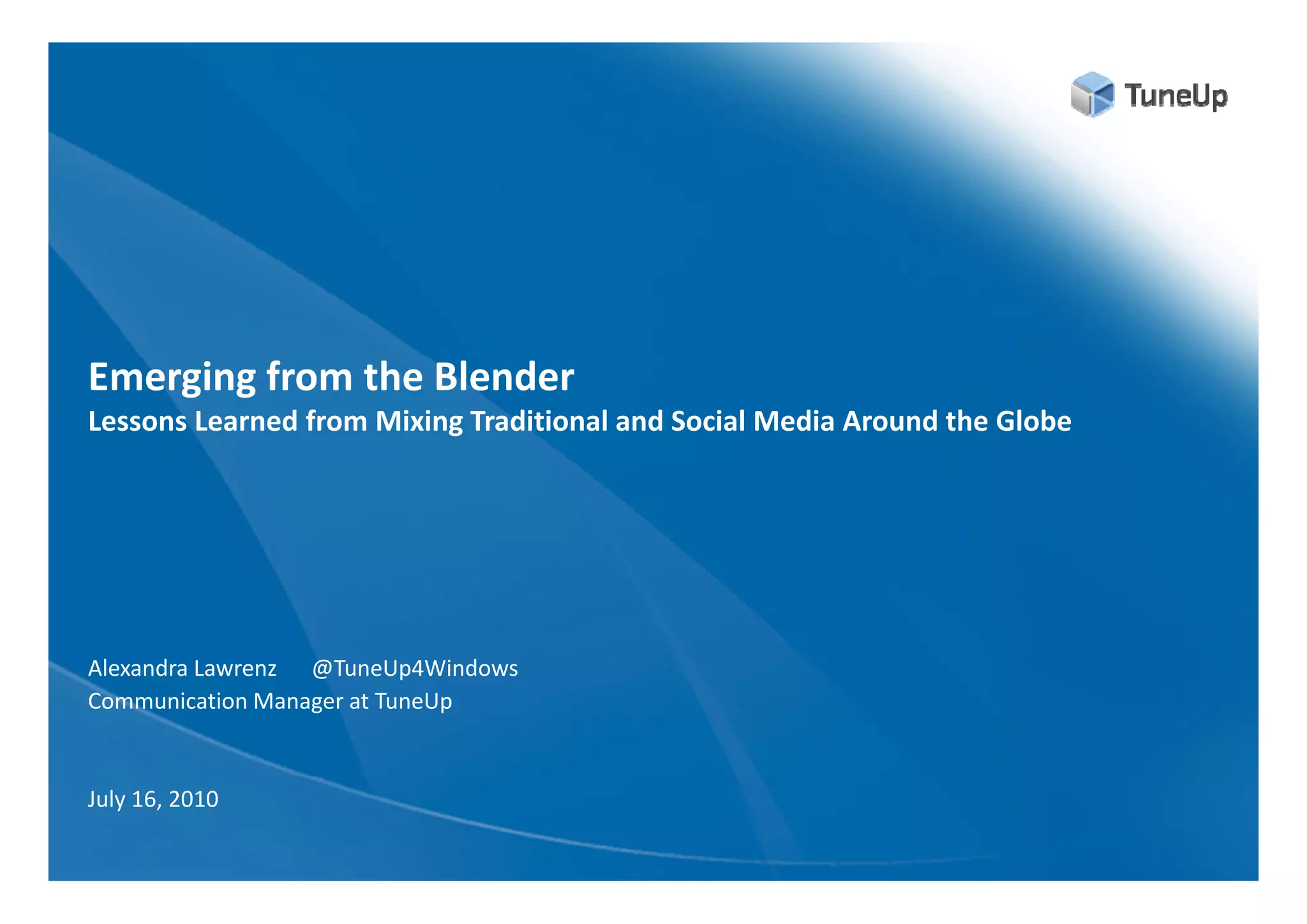 Emerging From The Blender Alexandra Lawrenz | PDF