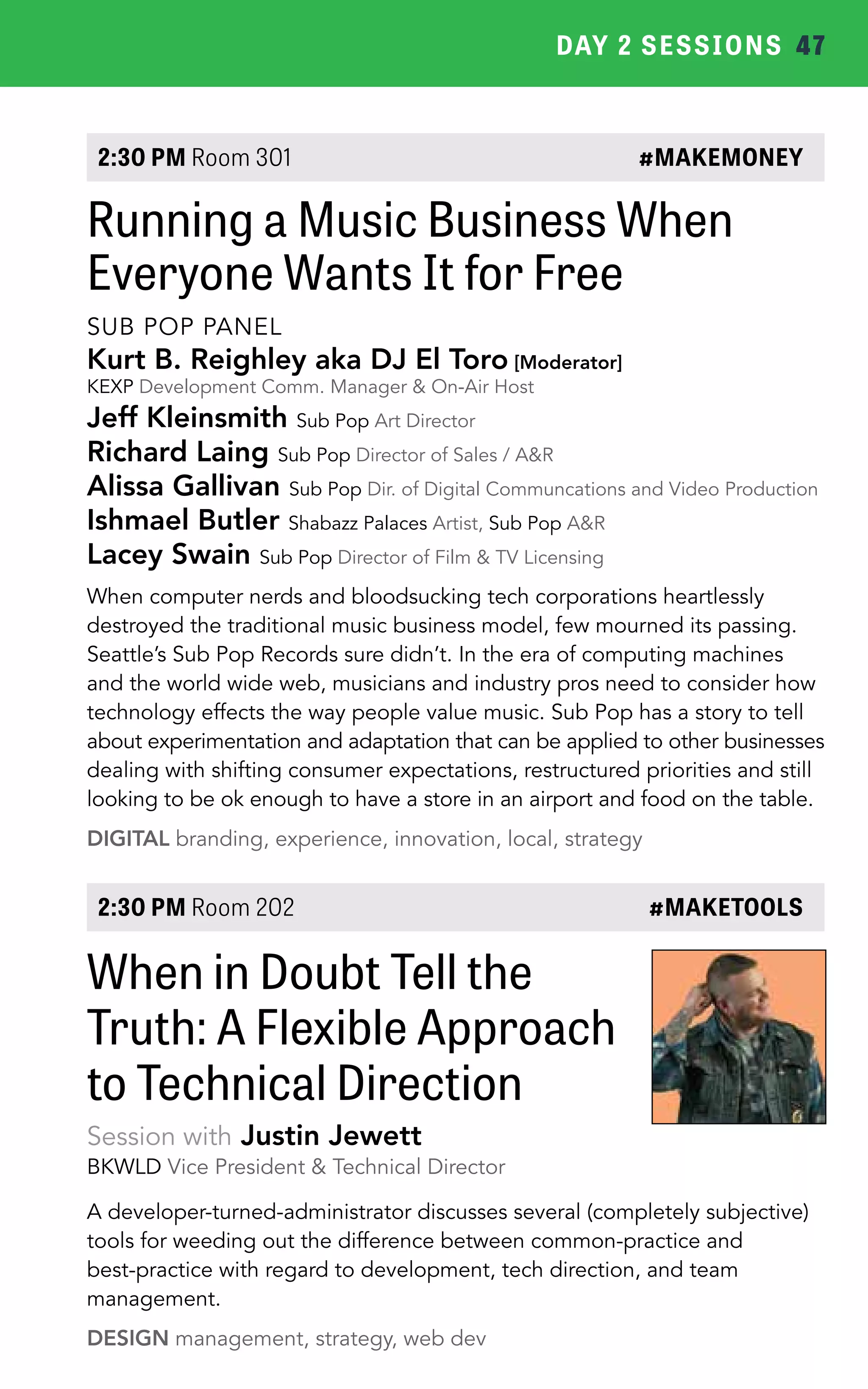 Seattle Interactive Conference 2014 Brochure | PDF