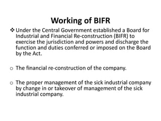 SICK INDUSTRIAL COMPANIES ACT(SICA ) | PPT