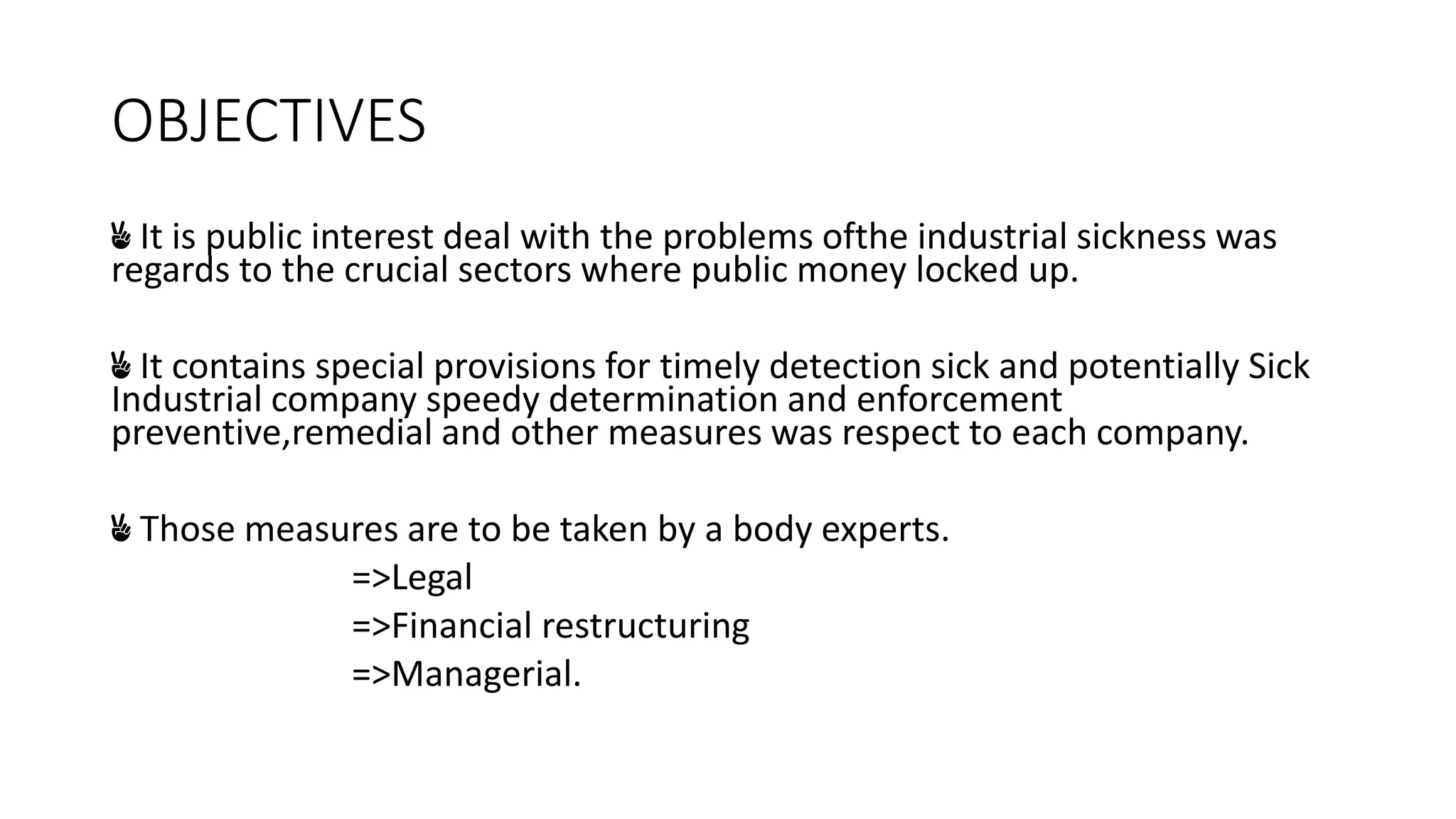 SICA and BIFR | PPTX