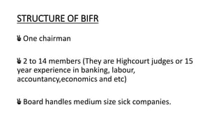 SICA and BIFR | PPTX