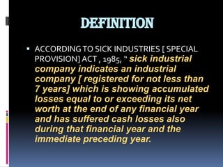 Sica industrial companies {special provision} act[sica | PPTX