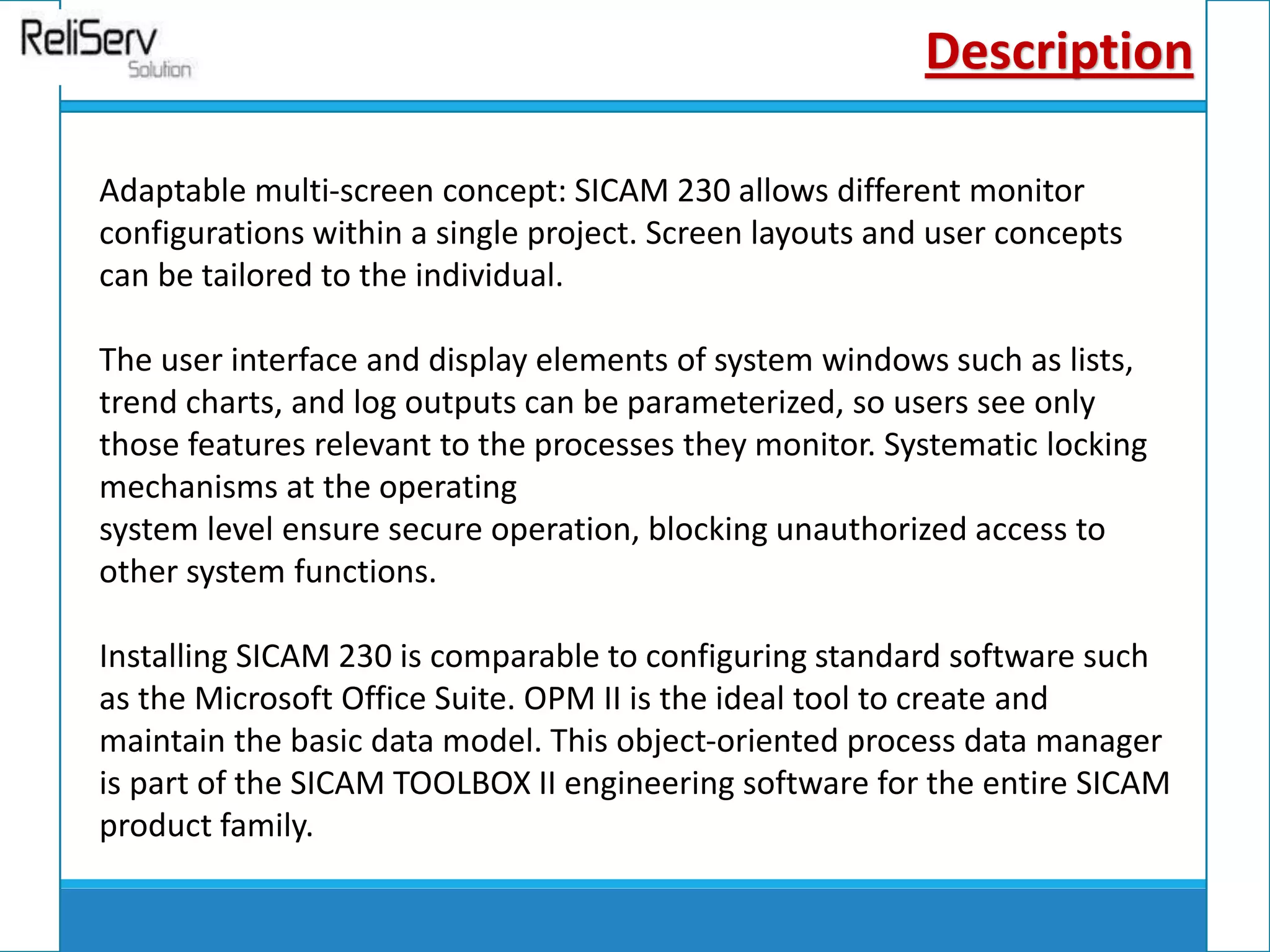 Small Control Center System SICAM 230 | PDF