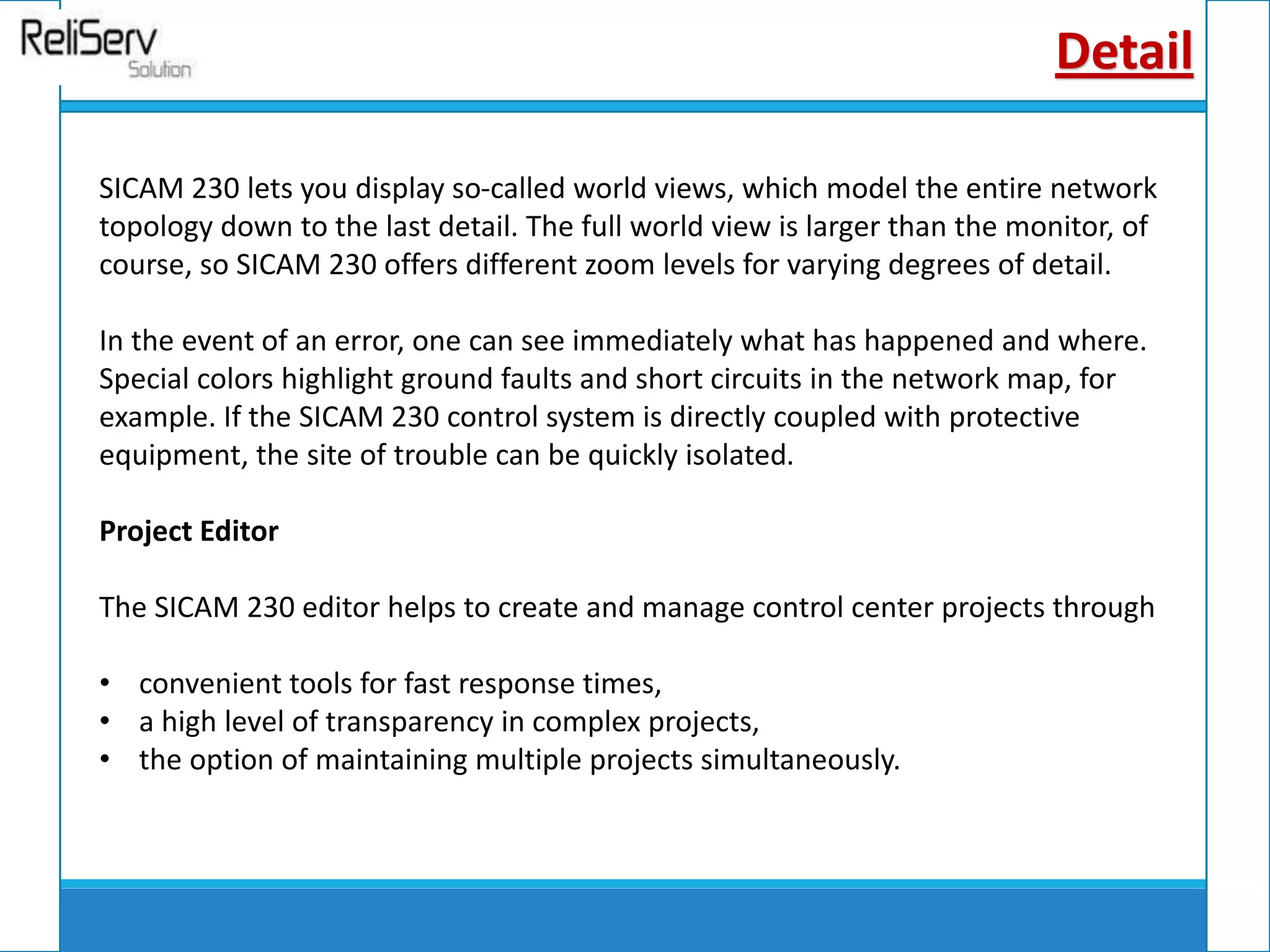 Small Control Center System SICAM 230 | PDF