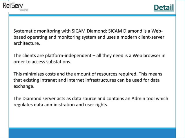 SICAM Diamond (6MD552) | PDF
