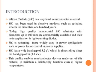Sic a new era in power electronics | PPTX