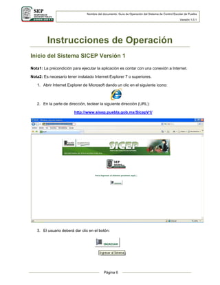 S I C E P V1 Escuelas | PDF